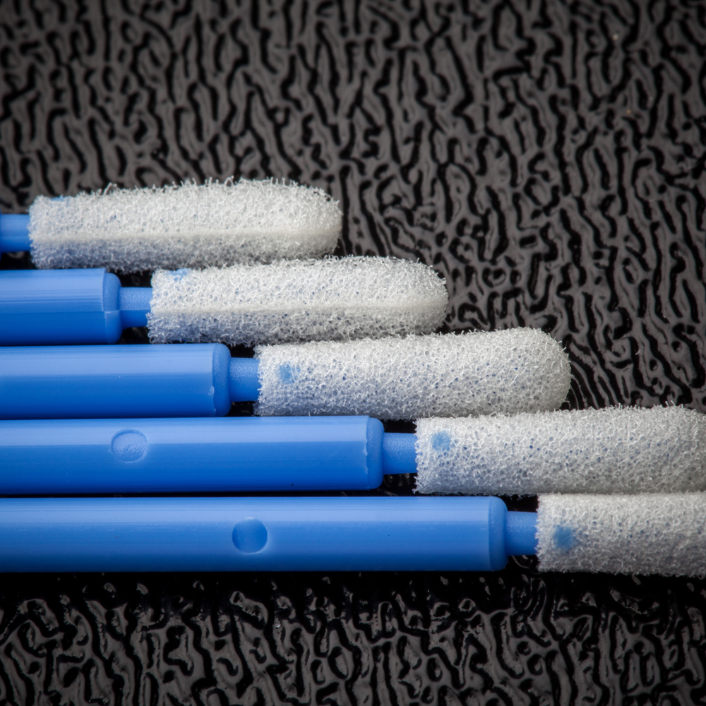 FoamTec HT1004 3in Flexible Mini Paddle CleanWIPE Tip Foam Swab